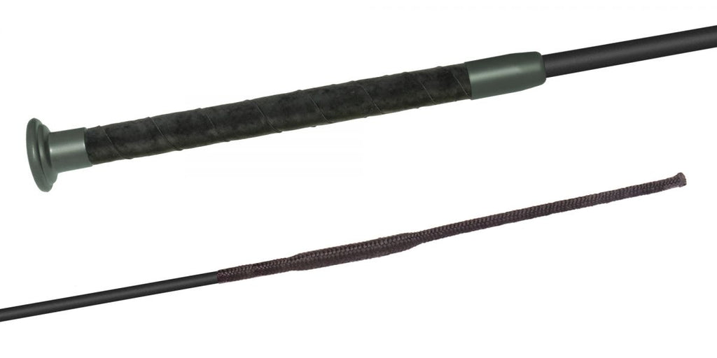 Fleck Silk Touch Premium Graphite Dressage Whip | The Collected Pony