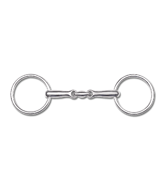 Stainless Steel Double Jointed Snaffle | The Collected Pony